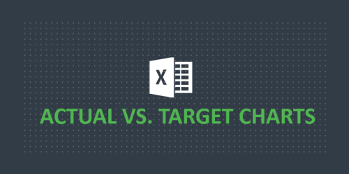 Creating Actual Vs Target Chart In Excel | Adnia Solutions