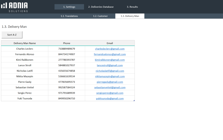 Delivery Tracking Template | Adnia Excel Templates