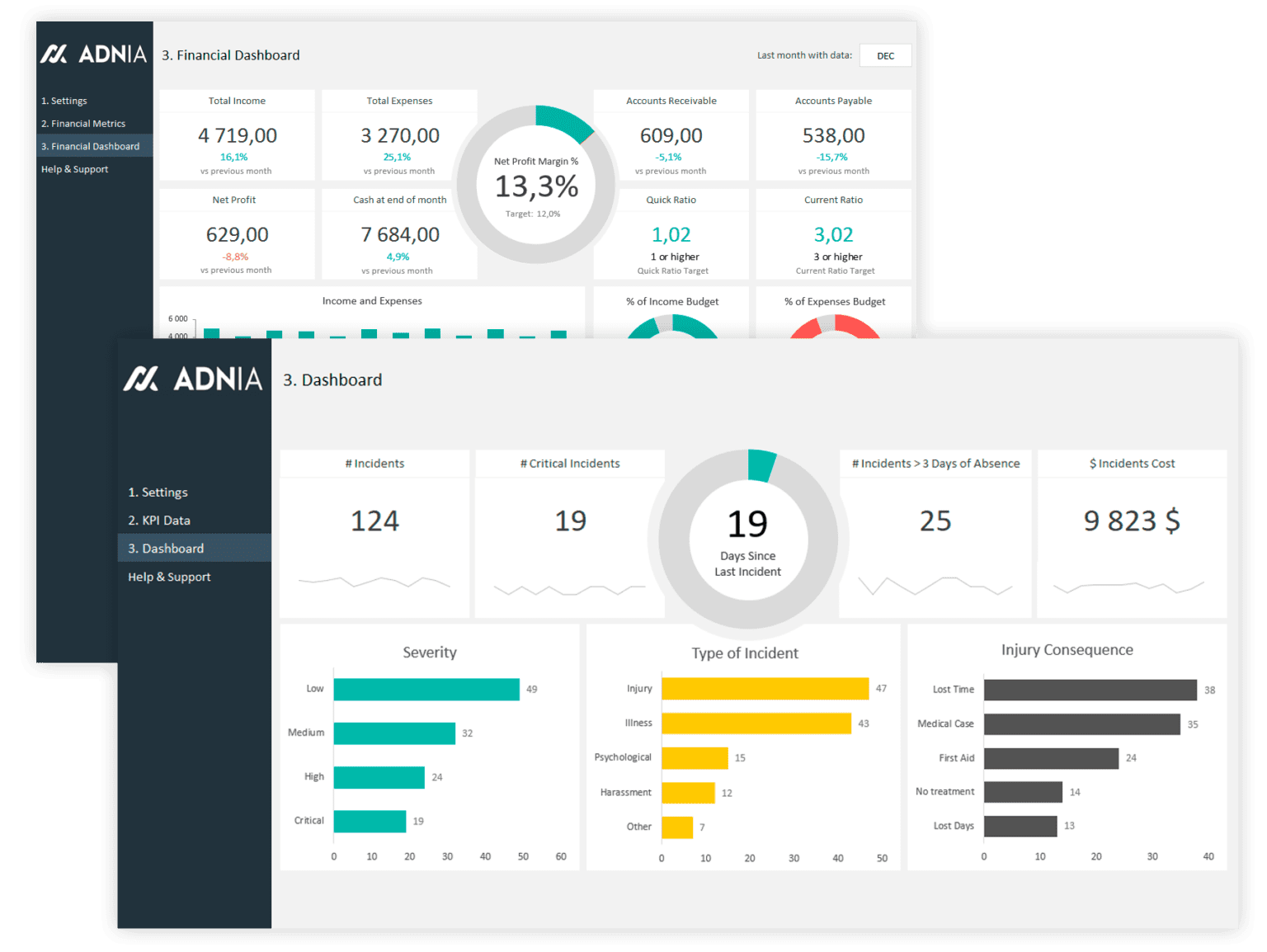 Adnia Solutions - Excel Templates And Dashboards | Adnia Excel Templates